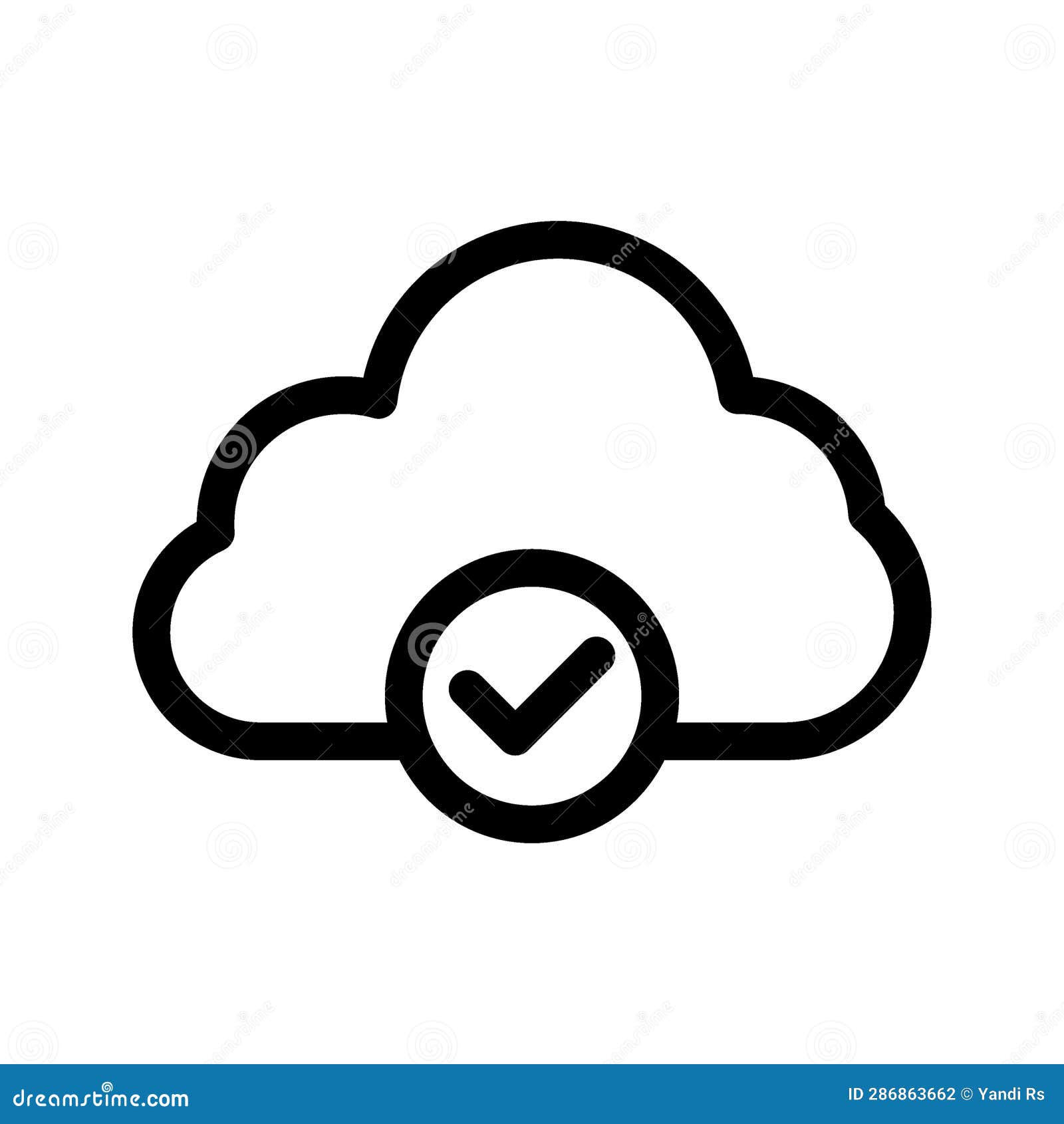 Cloud Sync Icon Vector Symbol Design Illustration Stock Vector ...