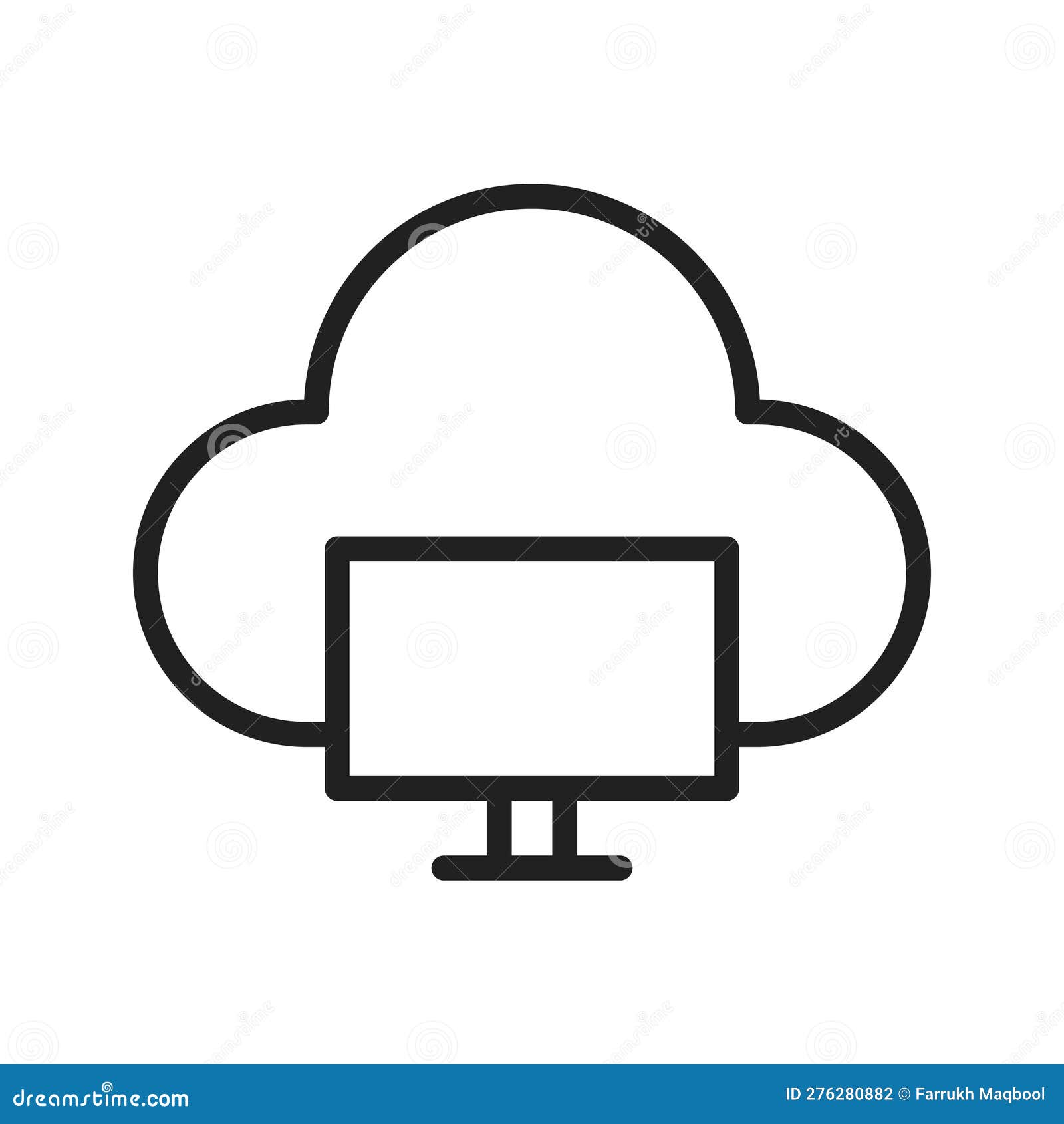 Cloud System Icon Vector Image. Suitable for Mobile Apps, Web Apps and ...
