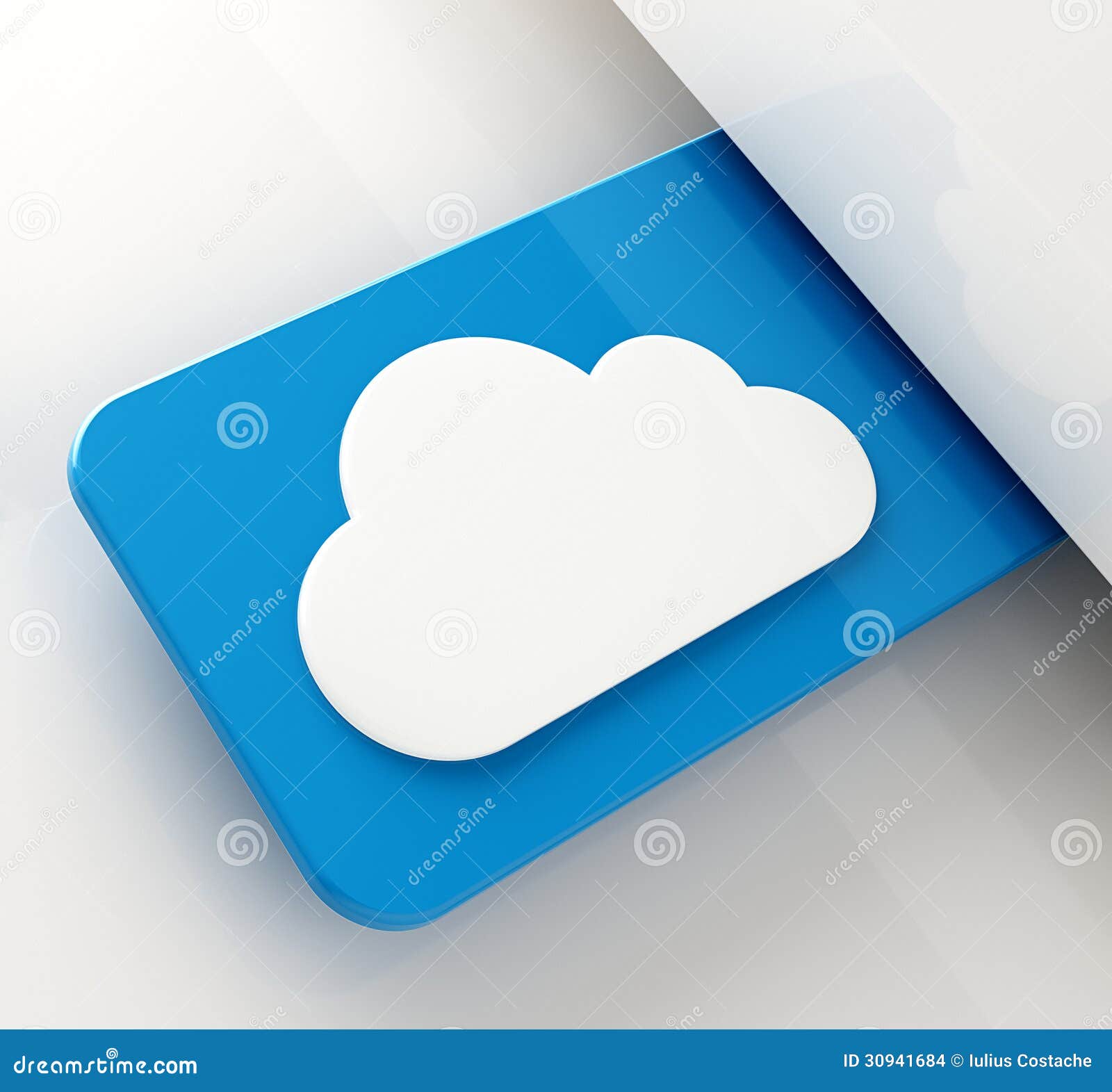 Cloud tag stock illustration. Illustration of storage - 30941684