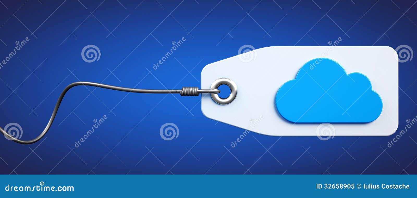 Cloud tag stock illustration. Illustration of connection - 32658905