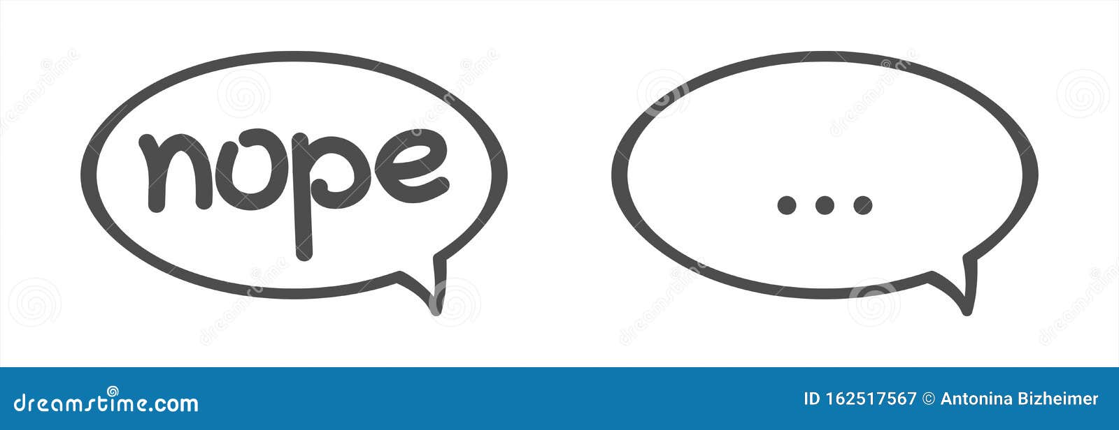 Nope Word Isolated On Background Stock Photography | CartoonDealer.com ...