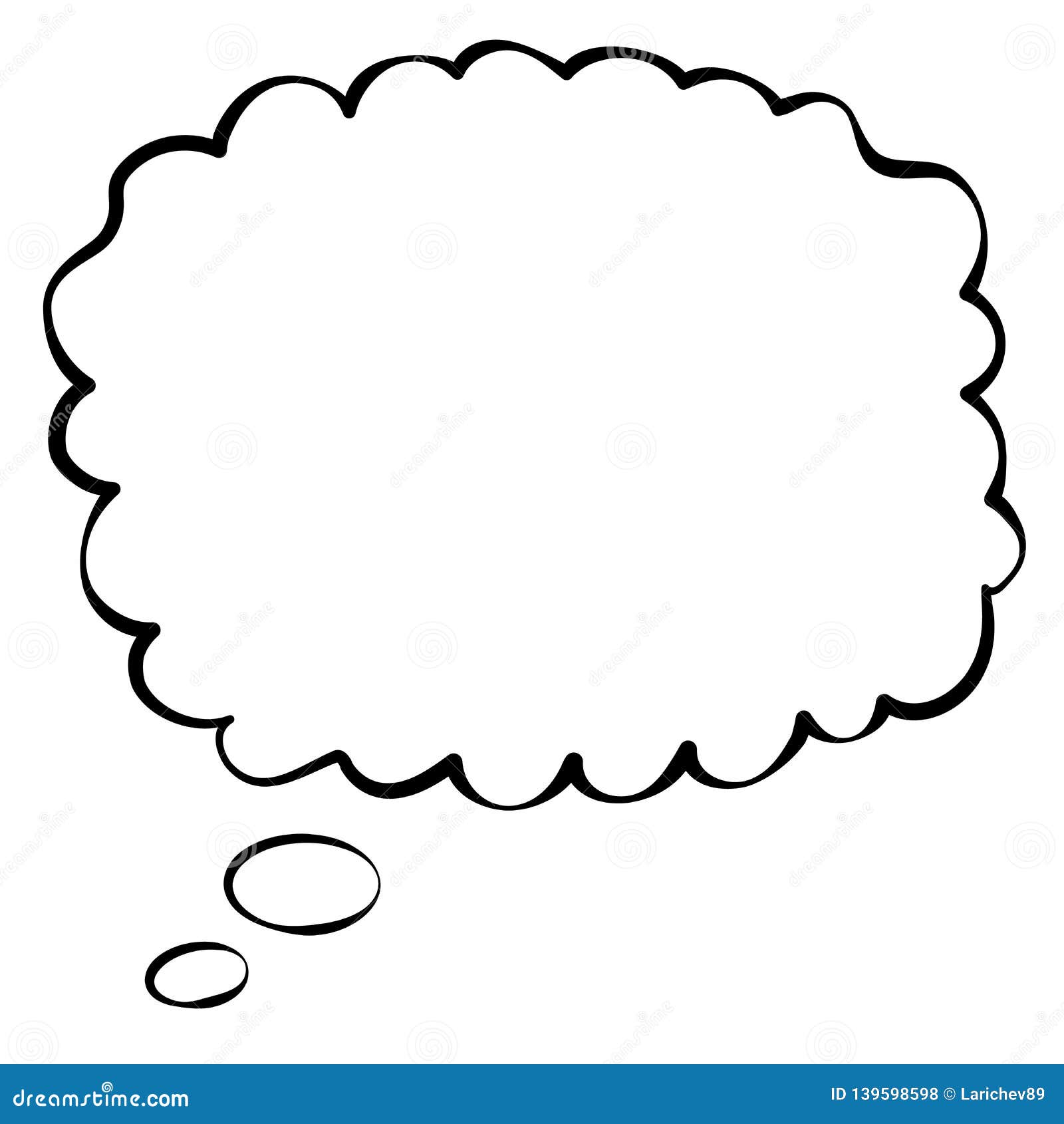 Cloud Talking Speech Outline Design Stock Illustration - Illustration ...