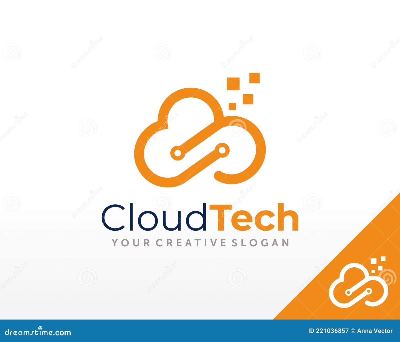 Cloud Tech Logo. Smart Digital Cloud Logo Design Vector Stock Vector ...
