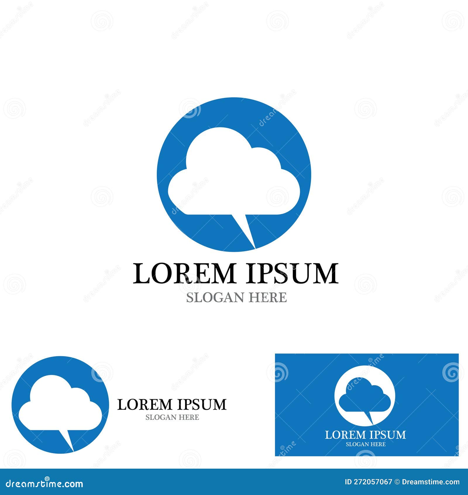 Cloud Techno Logo Vector Template Stock Illustration - Illustration of creative, concept: 272057067