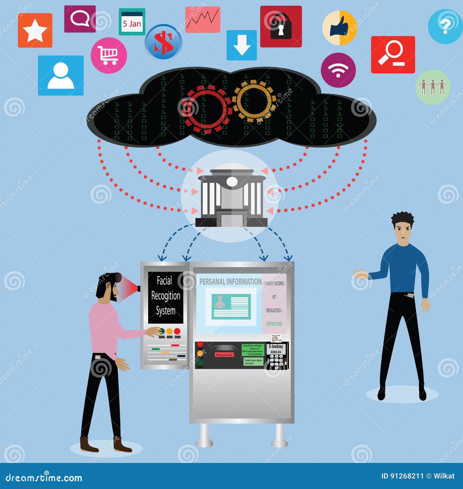 Automatic Lending Stock Illustrations – 5 Automatic Lending Stock ...