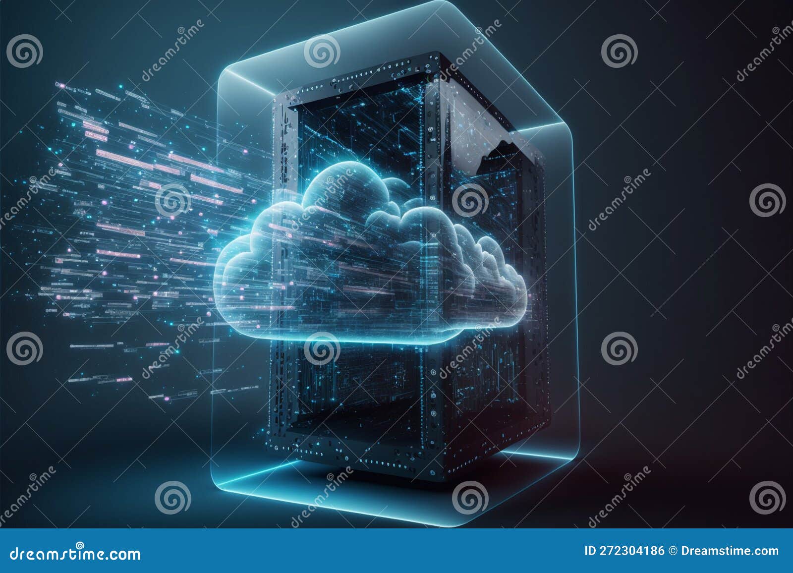 Cloud Technology Computing, Big Database, Data Center Concept, Modern ...