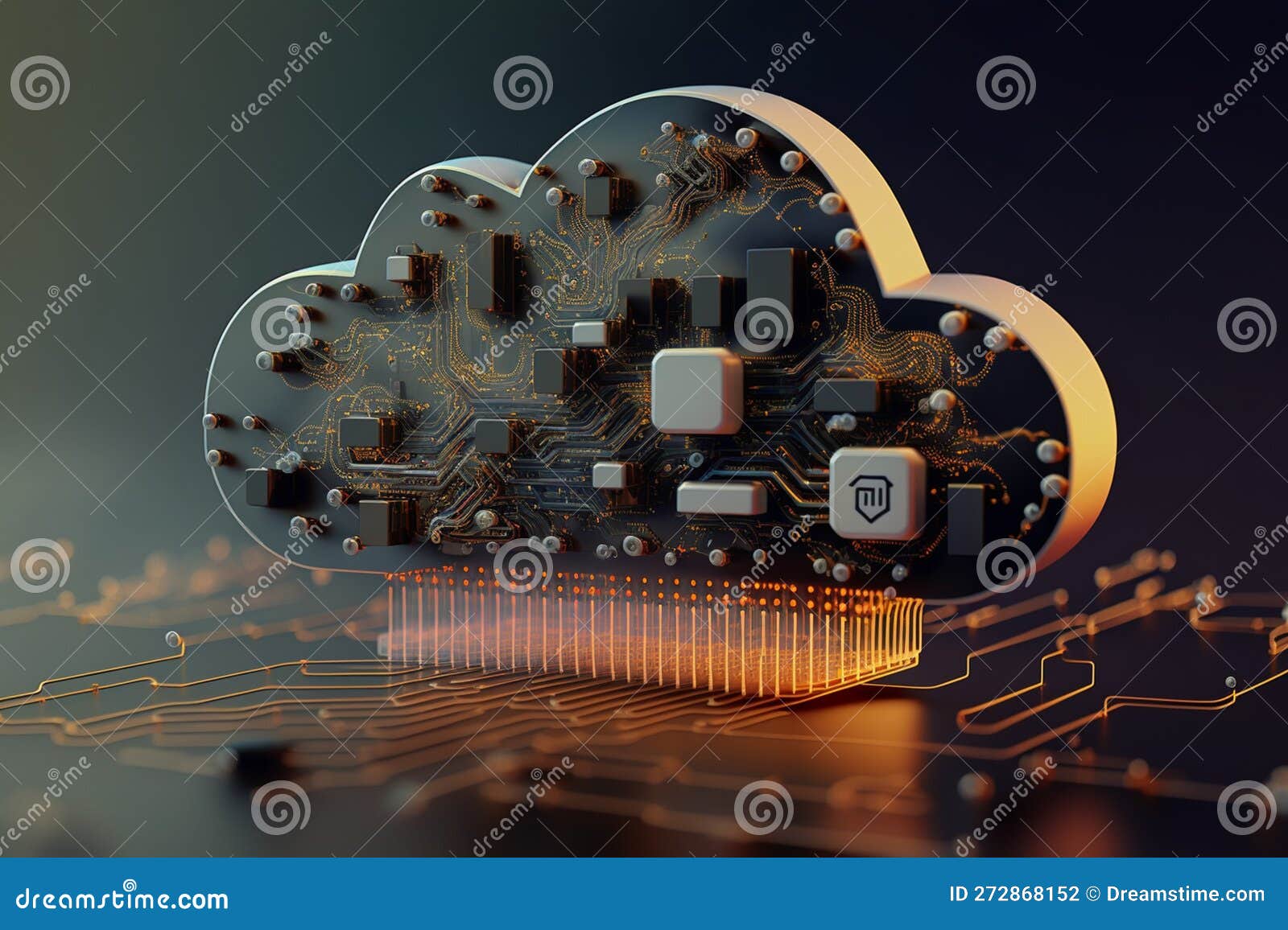 Cloud Technology Computing, Big Database, Data Center Concept, Modern Cloud Technologies, Data ...