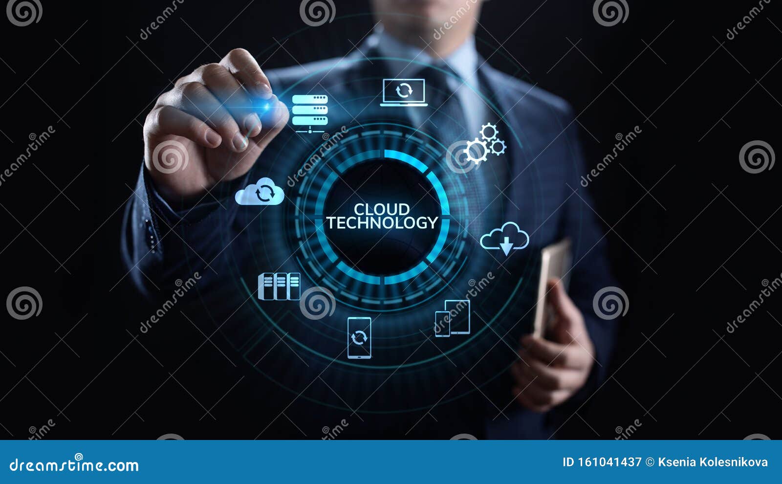 Cloud Technology Computing Networking Data Storage Internet Concept ...