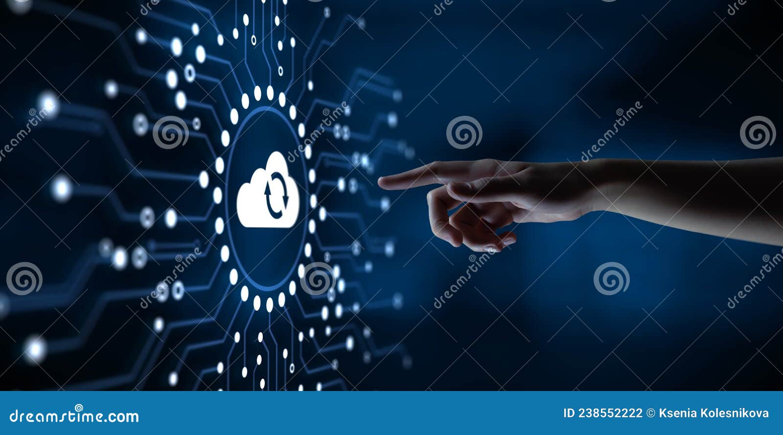 Cloud Technology Concept. Computing Data Storage. Software Infrastructure Stock Photo - Image of ...