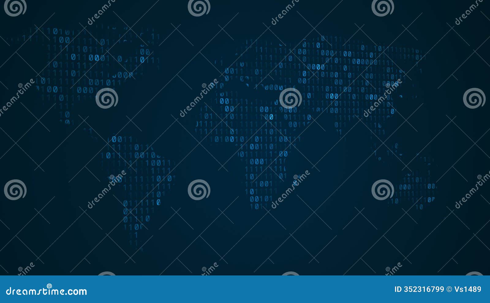 Cloud Technology. Integrated Digital Web Concept Background Stock ...