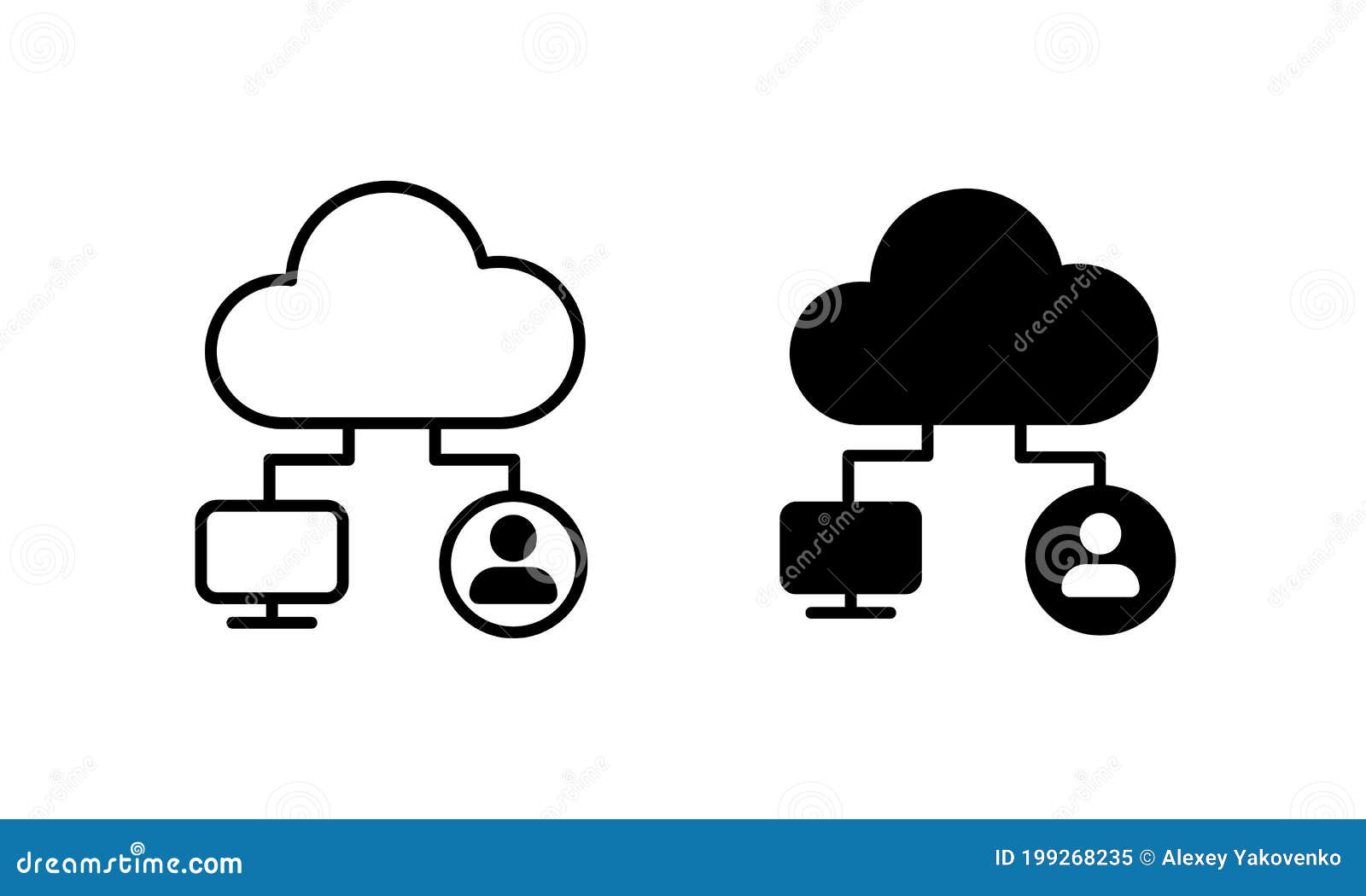 Cloud Technology Synchronization Icon. Cloud Computing Sync Icon. File ...