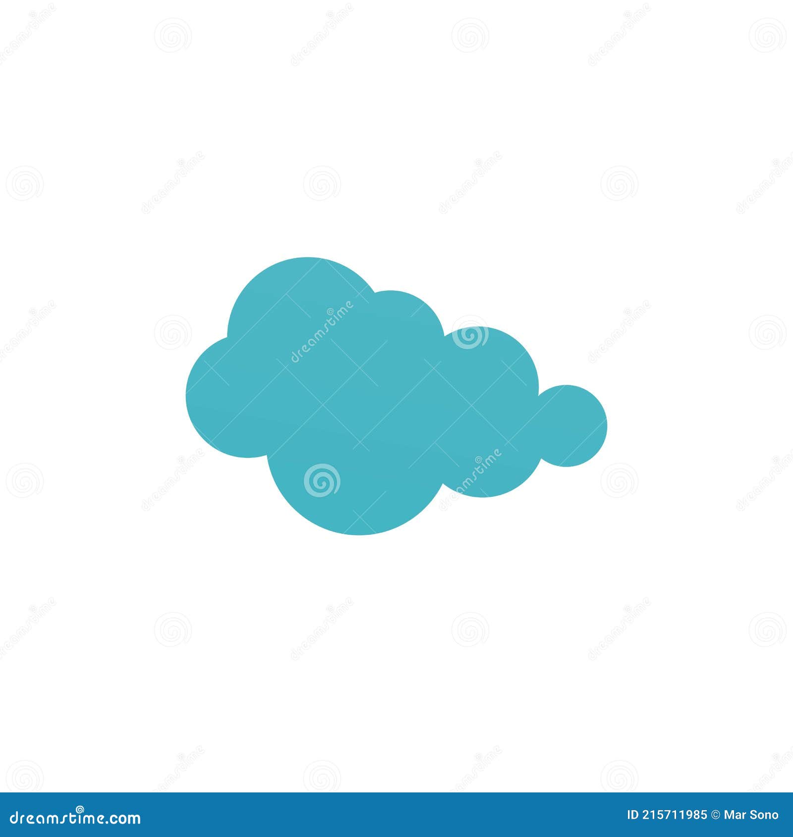Cloud template vector stock vector. Illustration of blue - 215711985