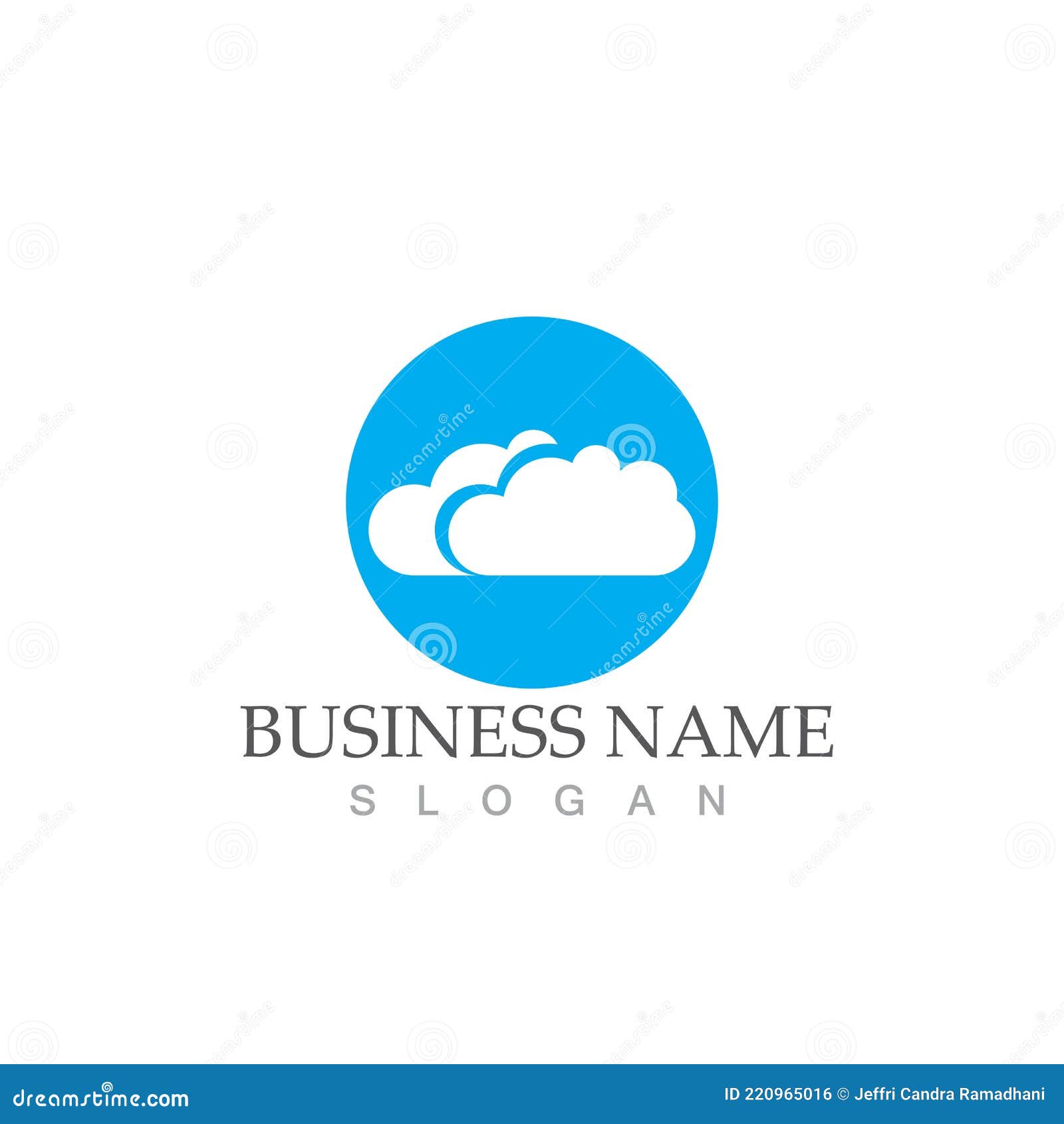 Cloud template vector stock vector. Illustration of cumulus - 220965016
