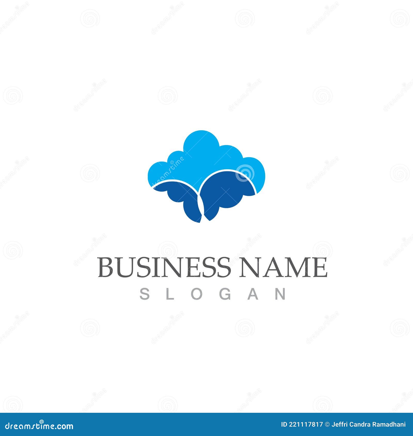 Cloud template vector stock vector. Illustration of abstract - 221117817