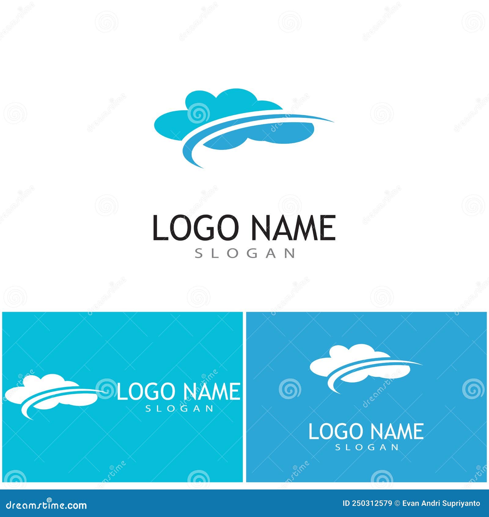 Cloud Template Vector Icon Illustration Design Stock Vector ...