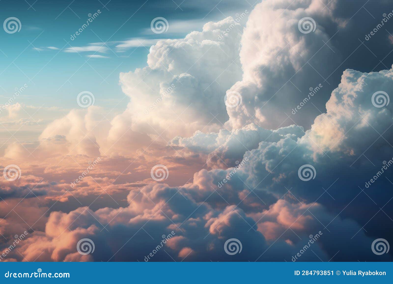 Cloud Textures. Generate Ai Stock Illustration - Illustration of ...