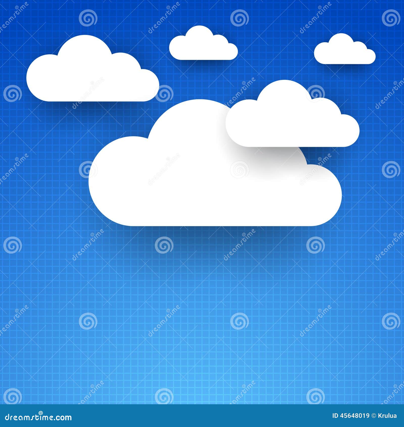Cloud Theme Vector Background. Stock Vector - Illustration of icon ...