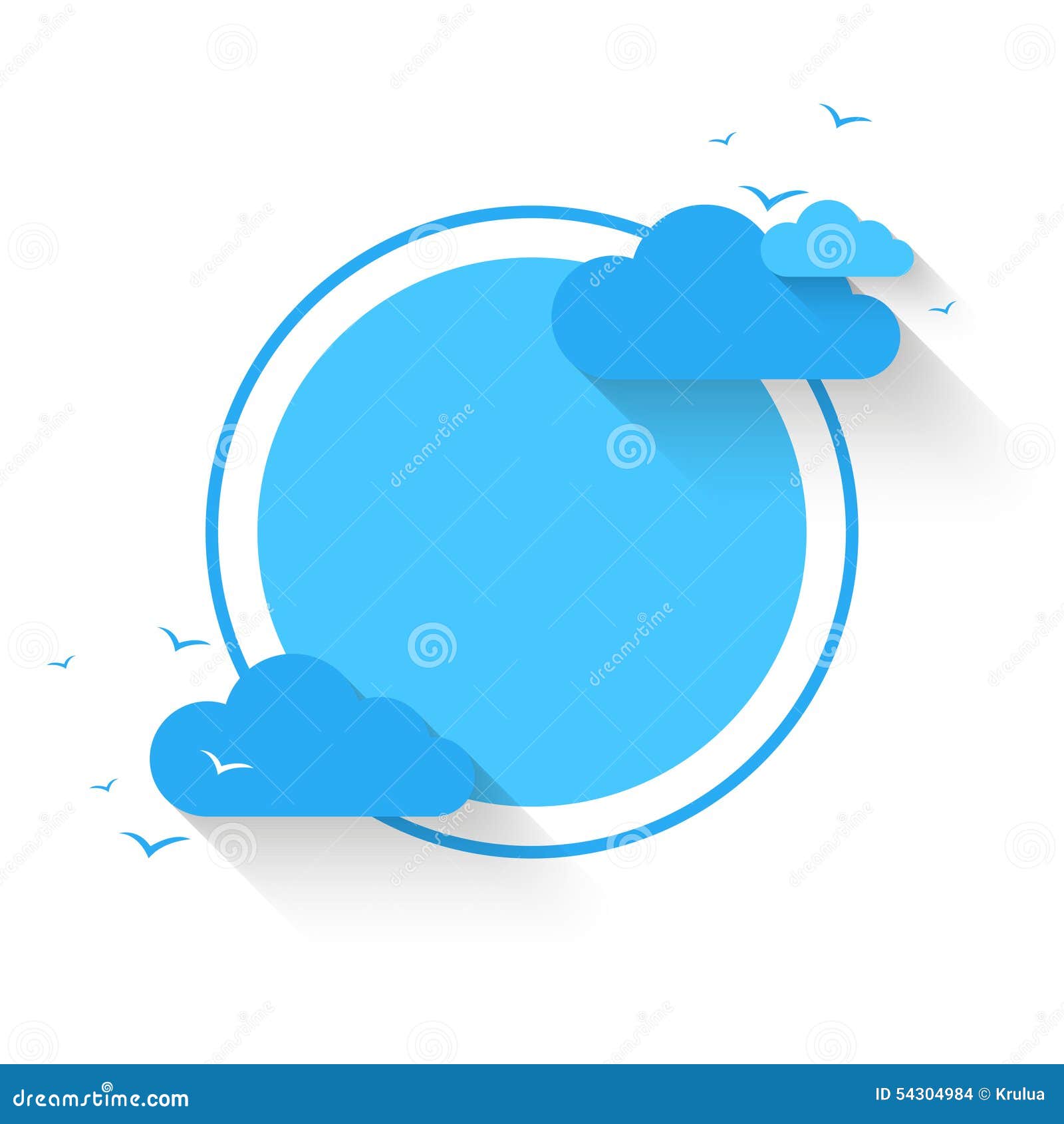 Cloud Theme Vector Background. Stock Vector - Illustration of announce ...