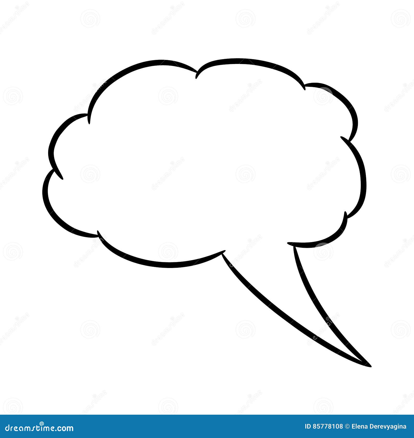 Cloud Thought Fly White Illustrations Stock Illustration - Illustration ...