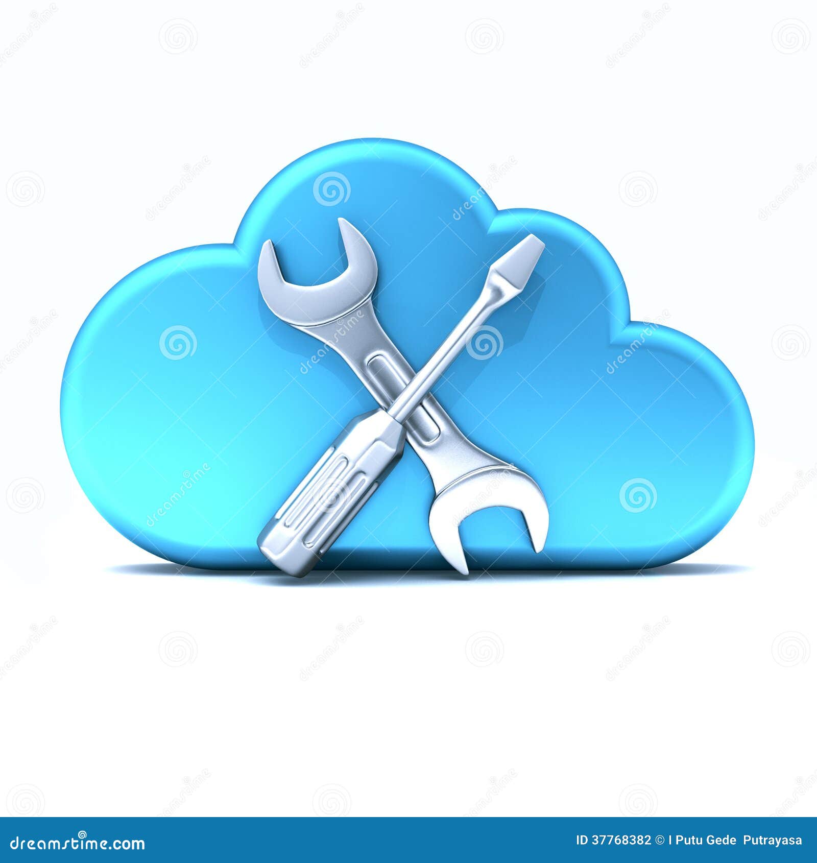 Cloud and tools stock photo. Image of security, global - 37768382