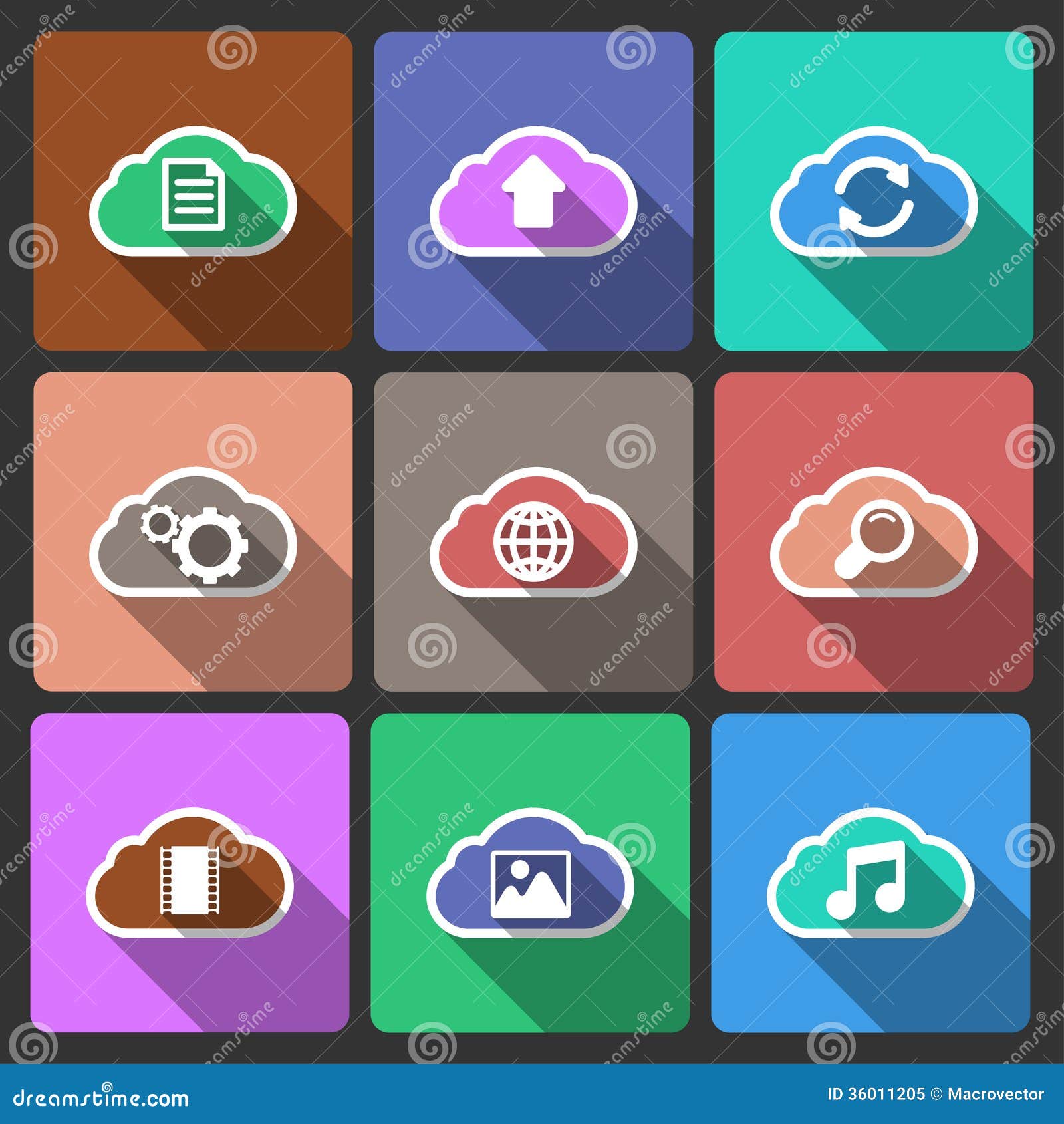 Set Of Layout Icons In Modern Thin Line Style. Vector Illustration ...