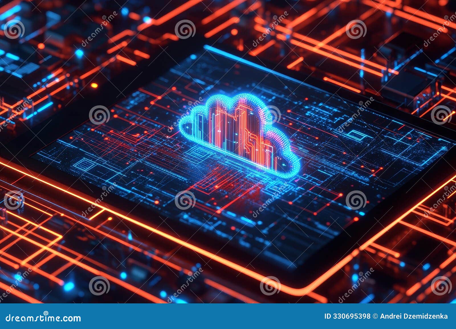 The Cloud is Used for Data Transfer Over the Internet. it is a ...