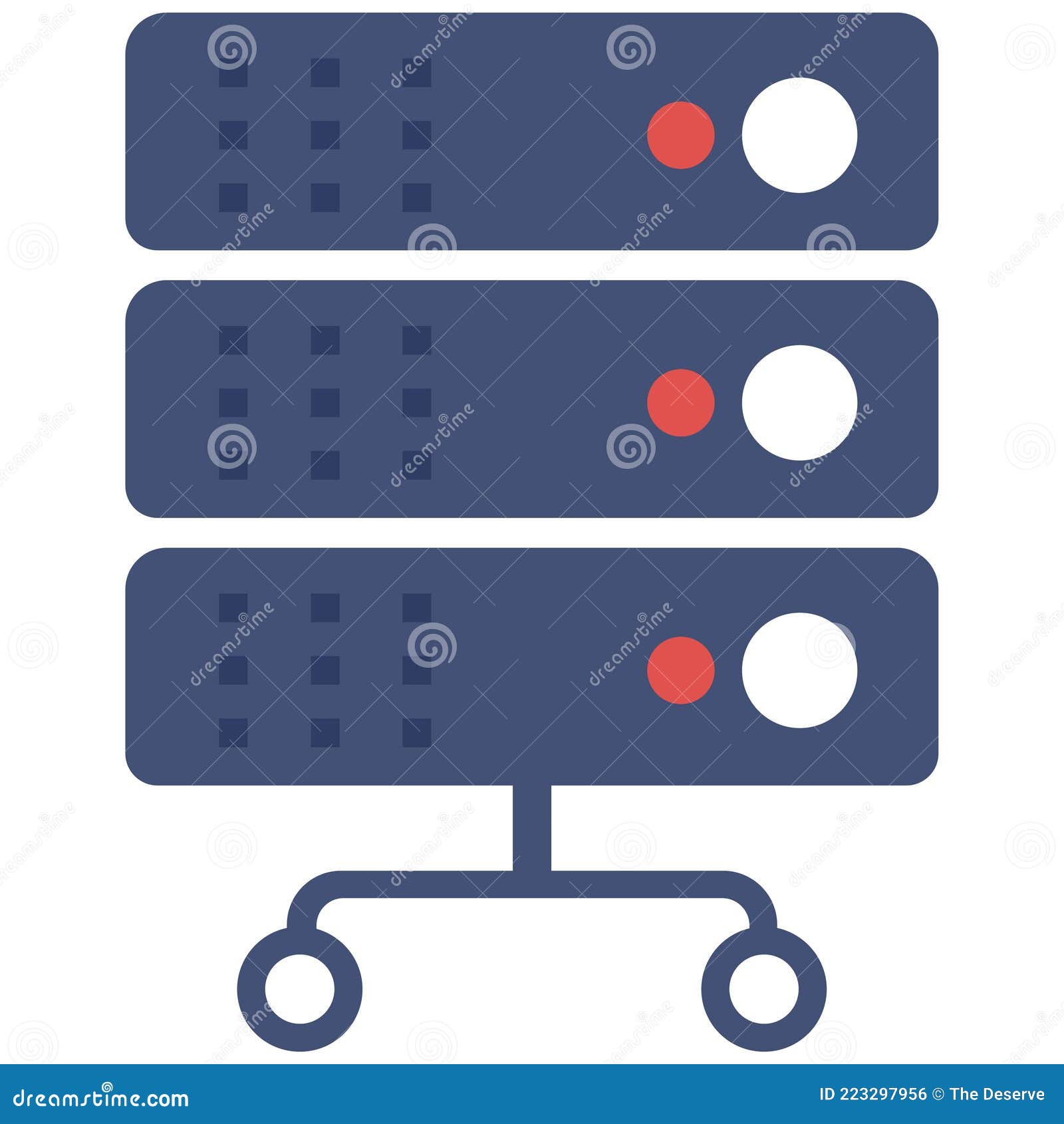 Database Vector Icon that Can Easily Modify or Edit it for Social Media ...
