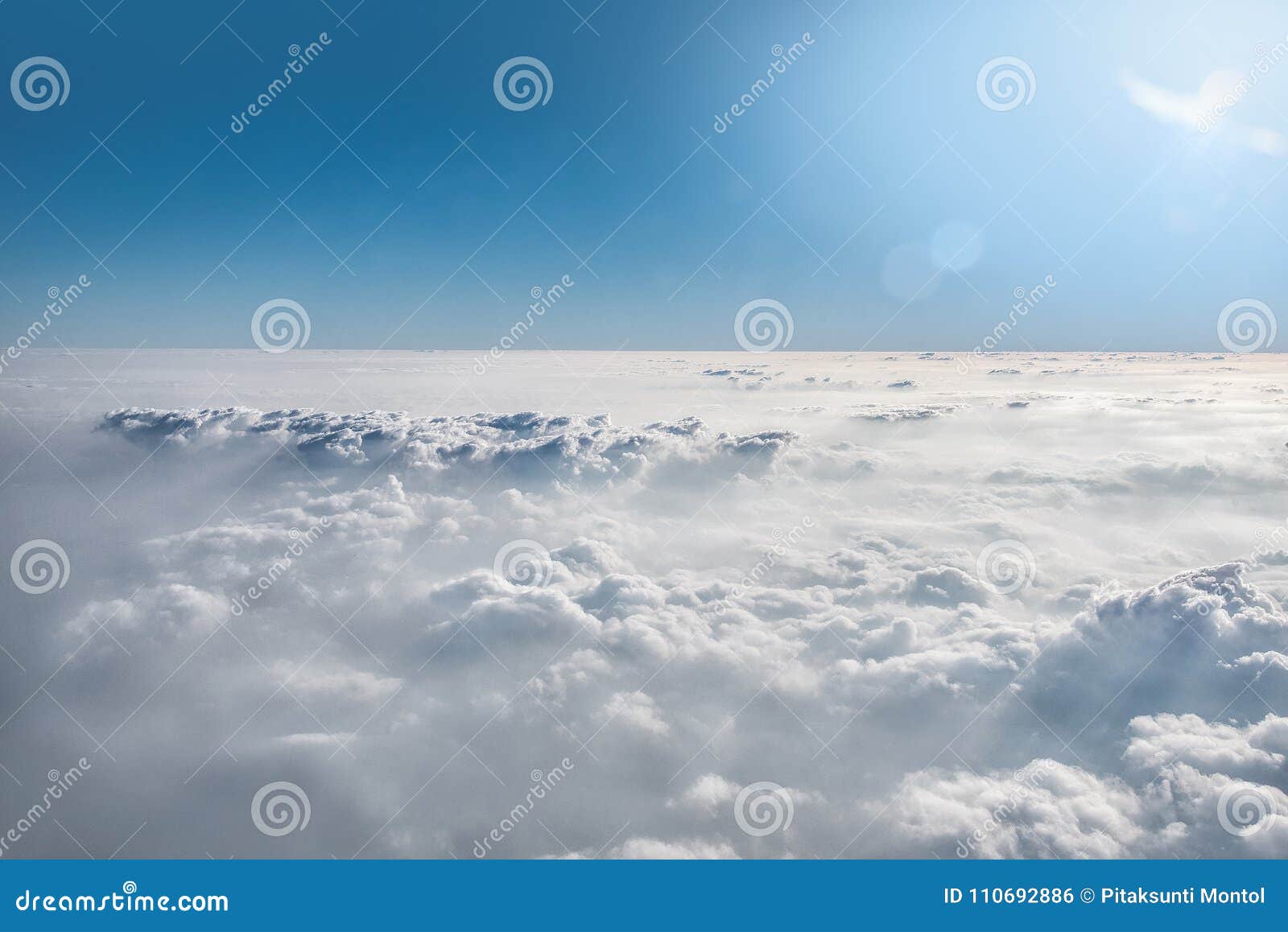 Cloud View through Airplane Window. Stock Photo - Image of aerospace ...