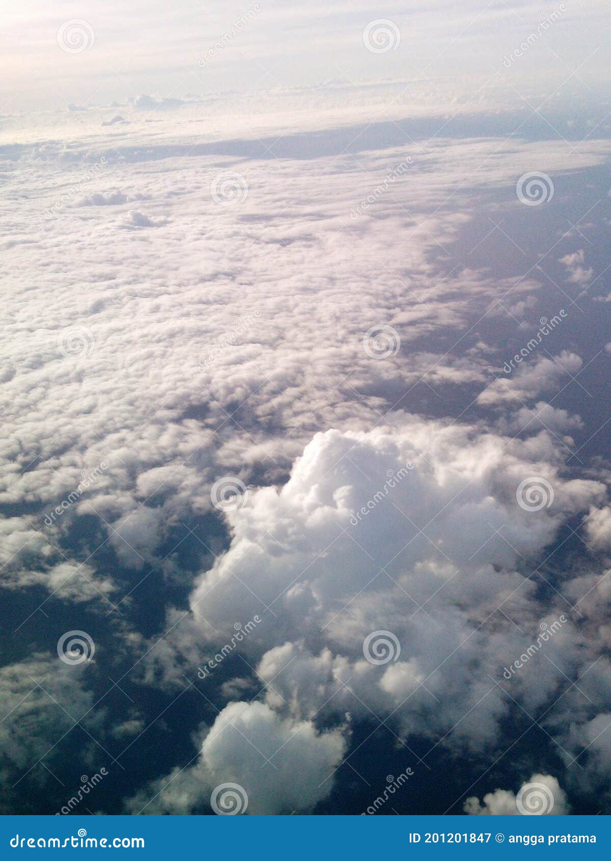Cloud view from the sky stock image. Image of cloud - 201201847
