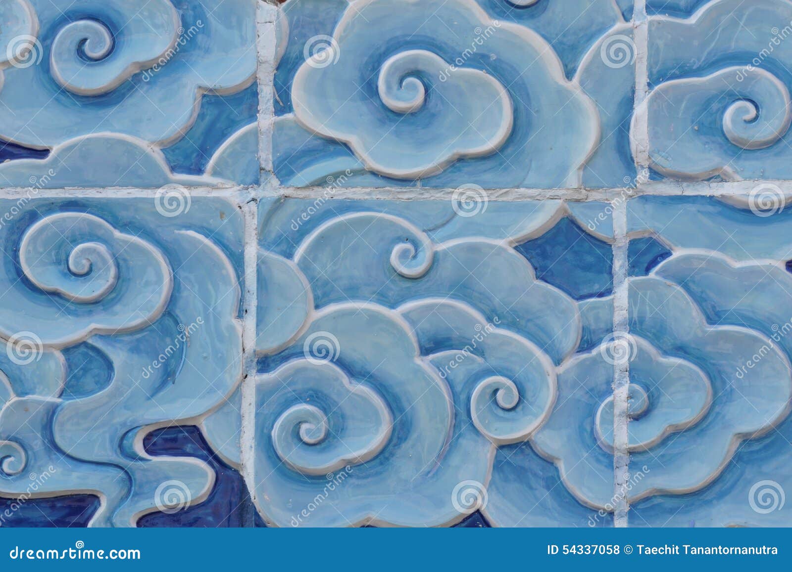 Cloud wall tile stock photo. Image of cold, ornament - 54337058