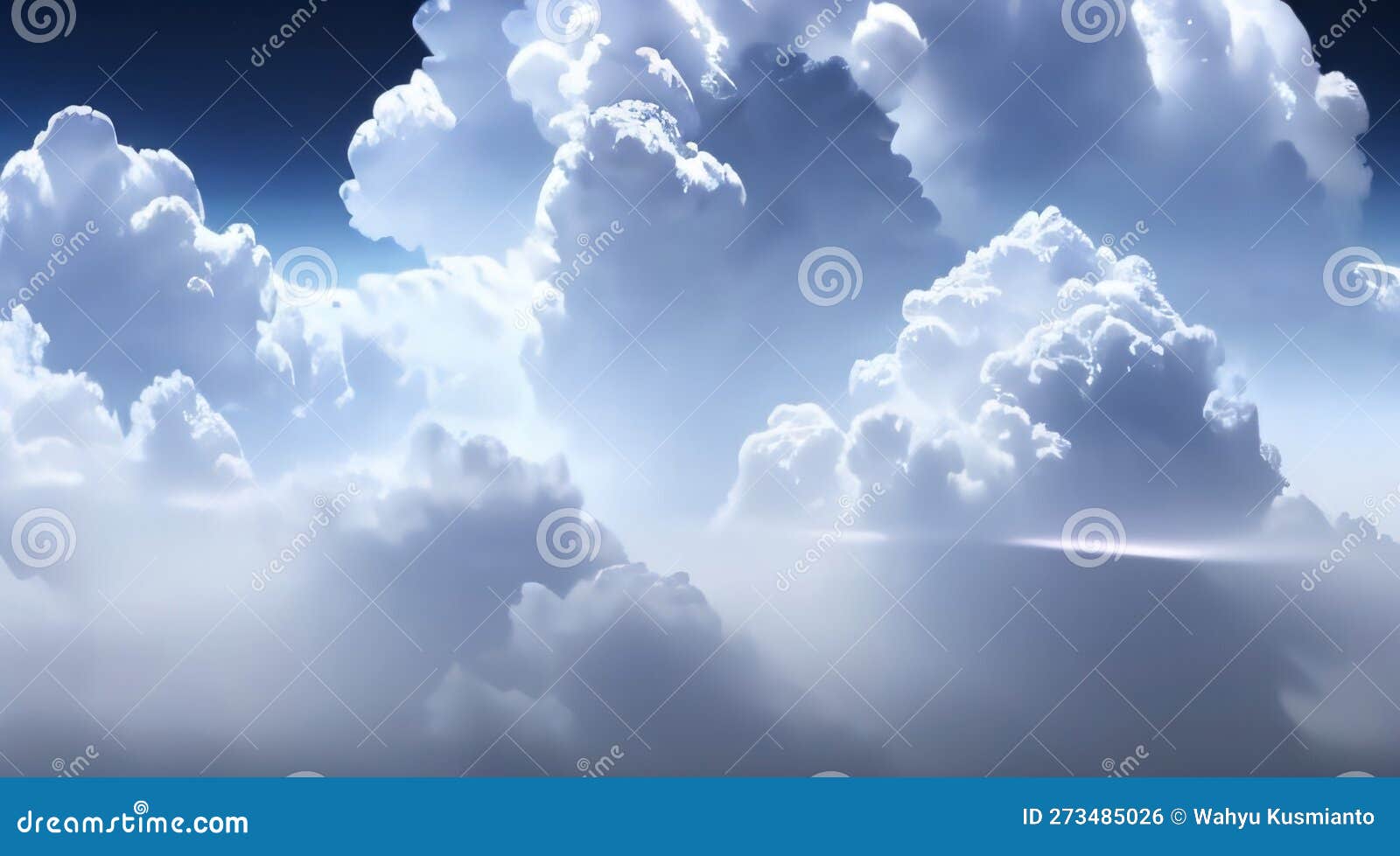 Cloud Background by Ai Image Generator Stock Illustration ...
