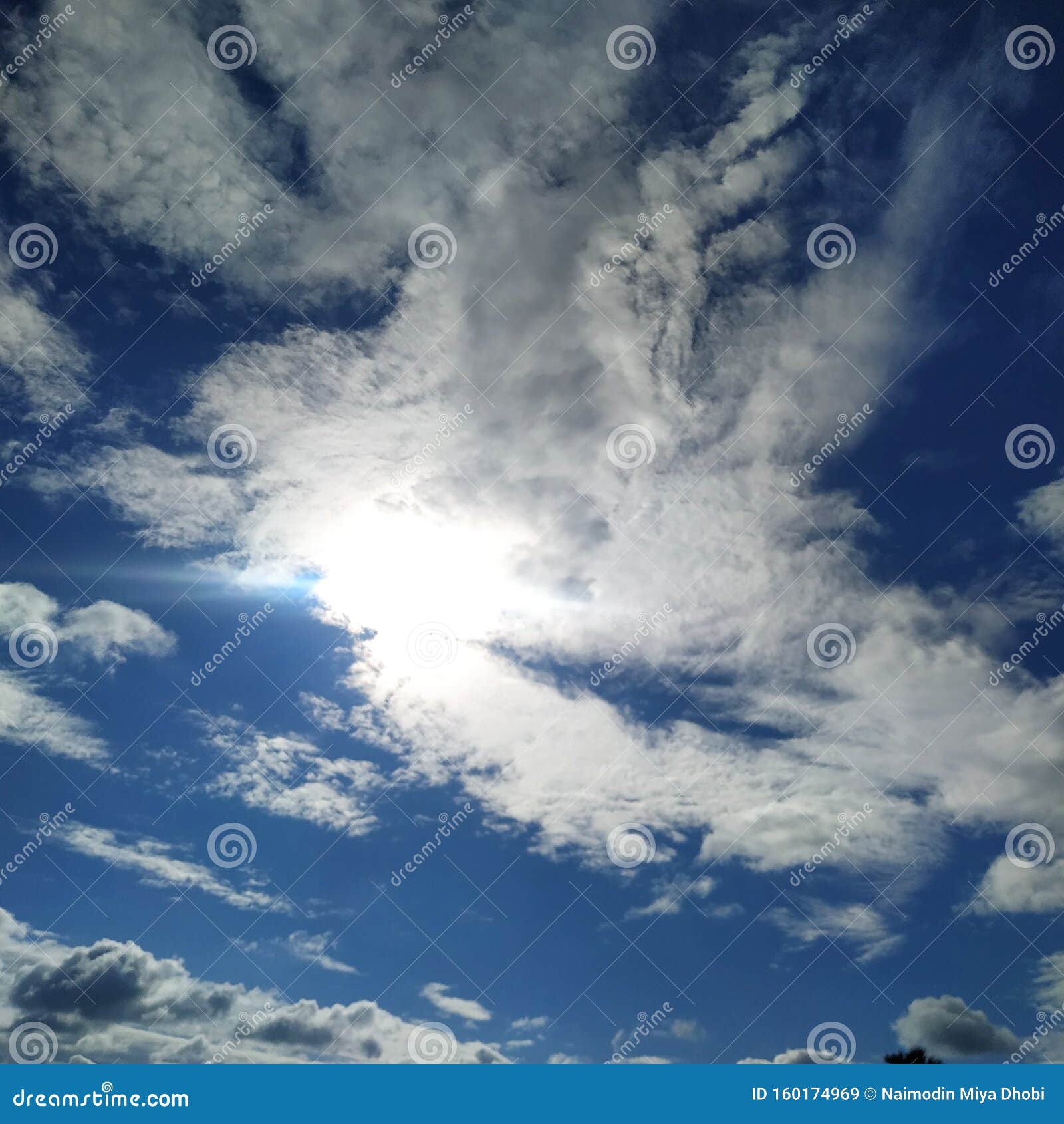 Cloud Water Fly Sun Sky Blue Natural Stock Image - Image of water ...