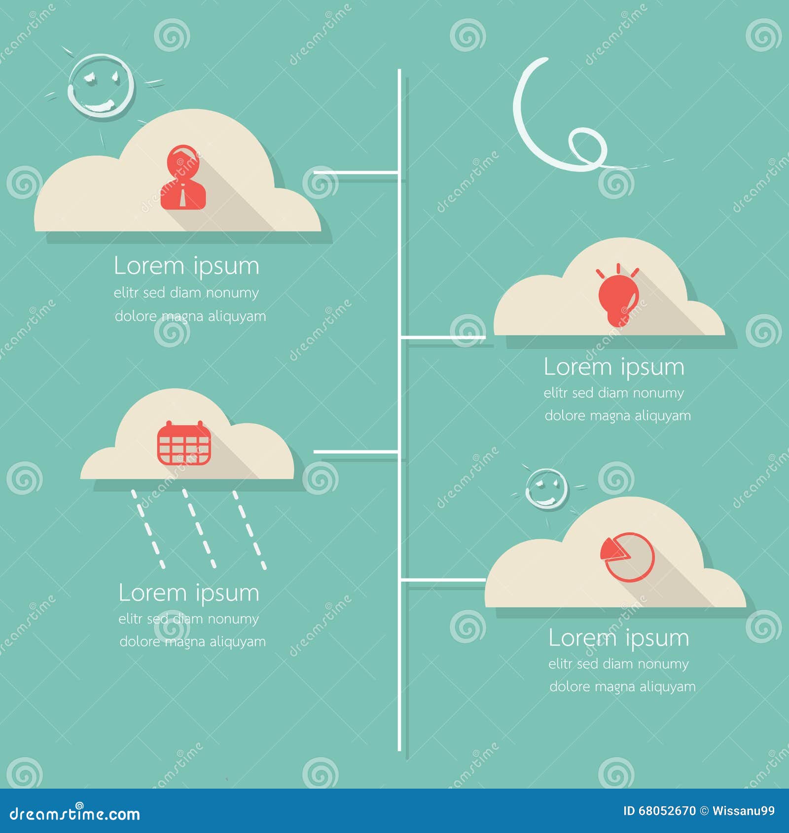 Weather Infographic Set Vector Illustration | CartoonDealer.com #209545006