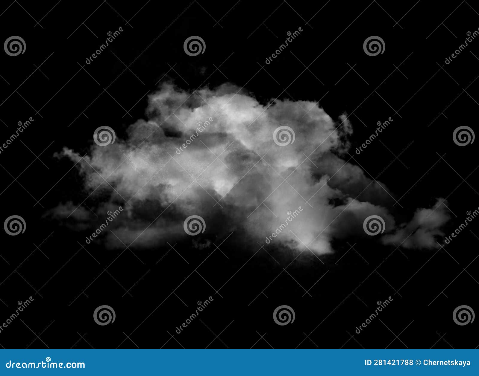 Cloud of White Smoke on Black Background Stock Photo - Image of effect ...