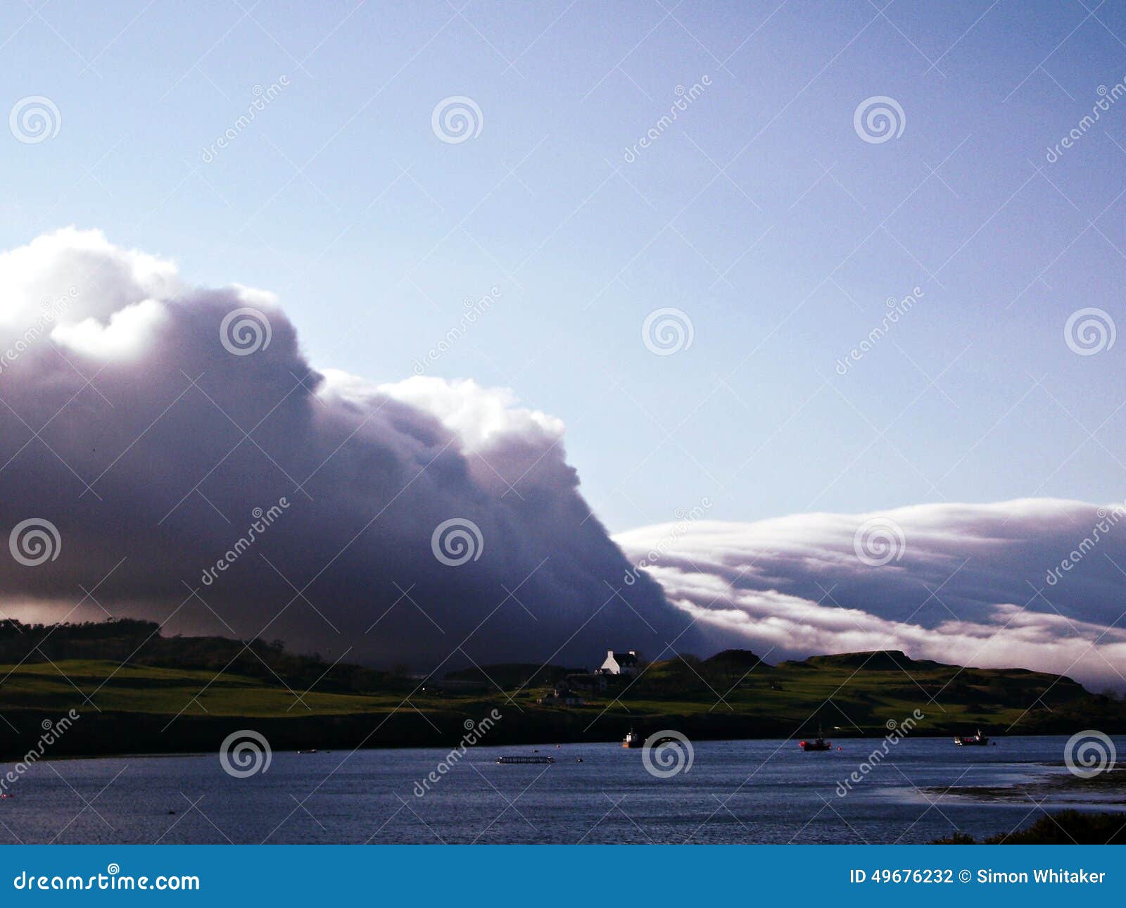 Cloudbank stock photo. Image of cloudbank, coastline - 49676232