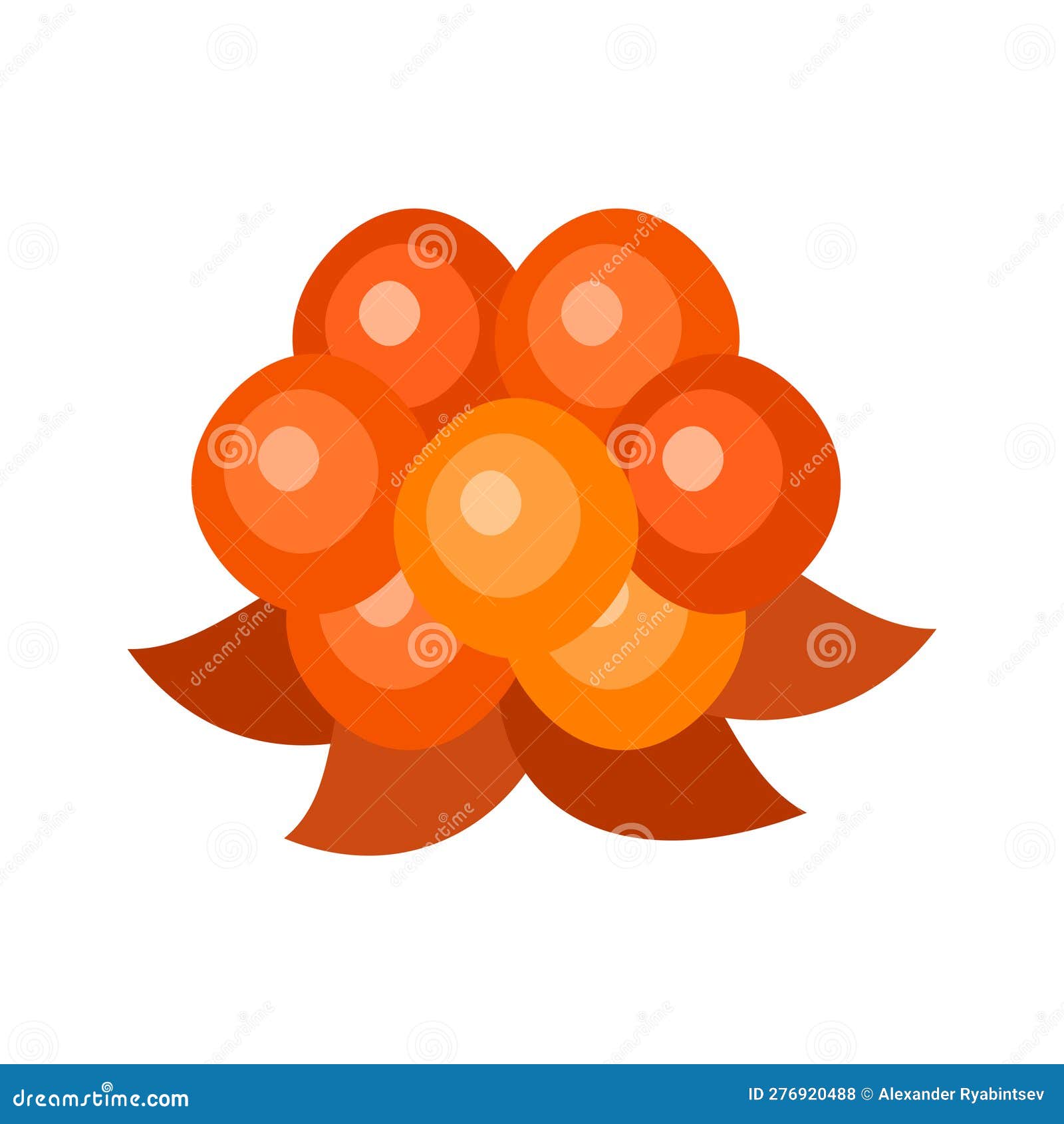 Cloudberry Flat Line Icon, Forest Berry Sign, Healthy Food Logo ...