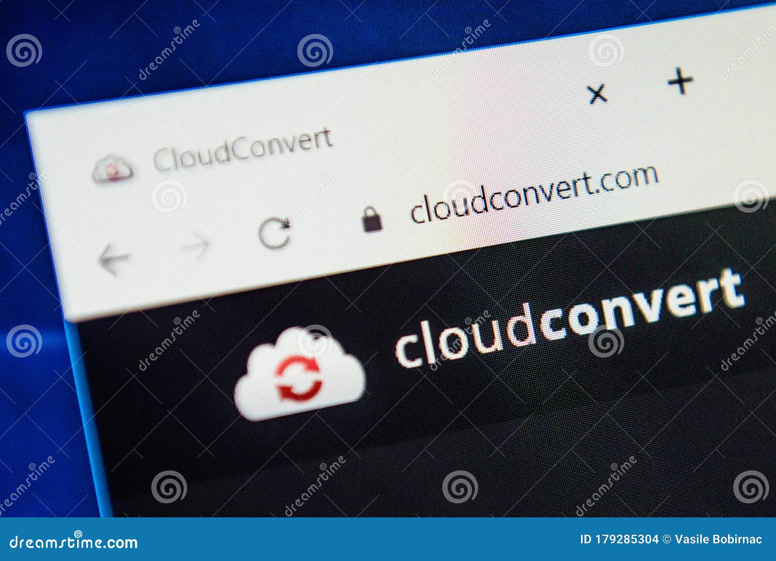 Cloudconvert.com Web Site. Selective Focus. Editorial Stock Image ...