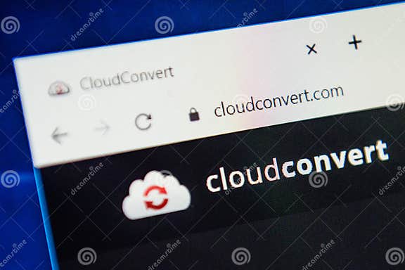 Cloudconvert.com Web Site. Selective Focus. Editorial Stock Image ...