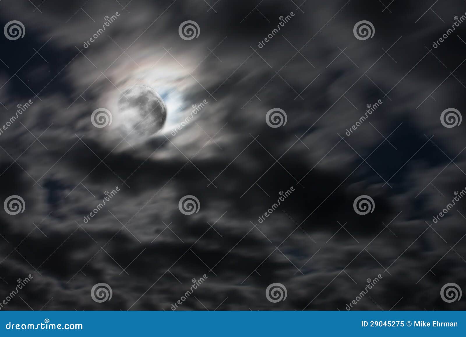 Clouded moon stock image. Image of background, cloud - 29045275