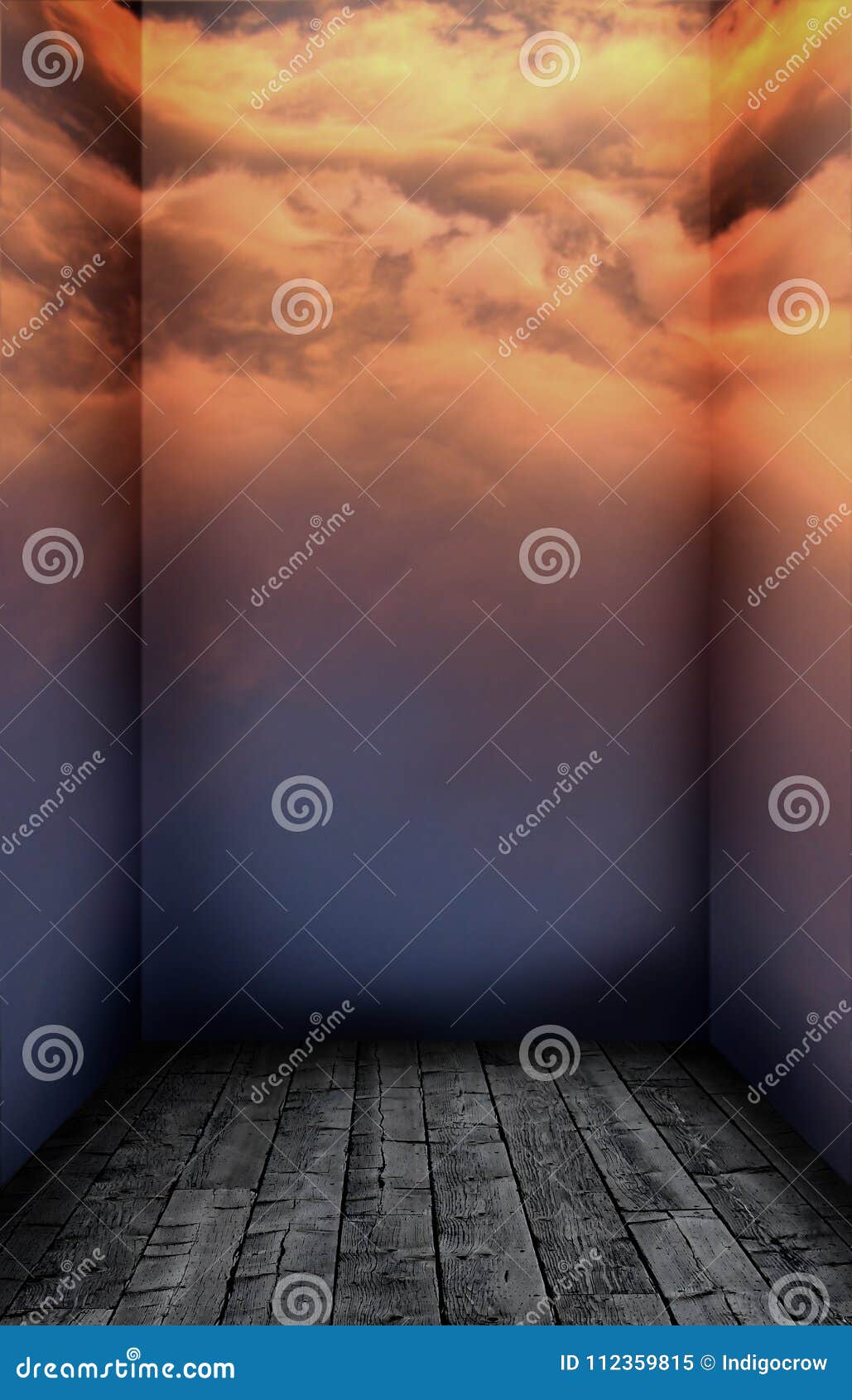The Clouded Room stock illustration. Illustration of shadows - 112359815