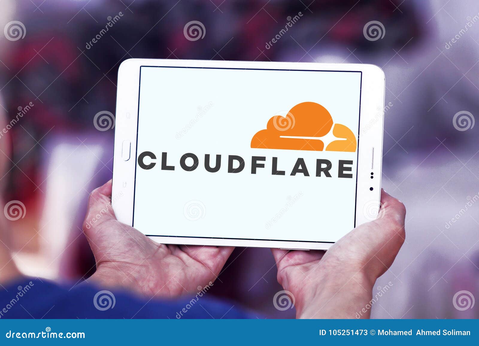 Cloudflare company logo editorial stock photo. Image of logotype ...