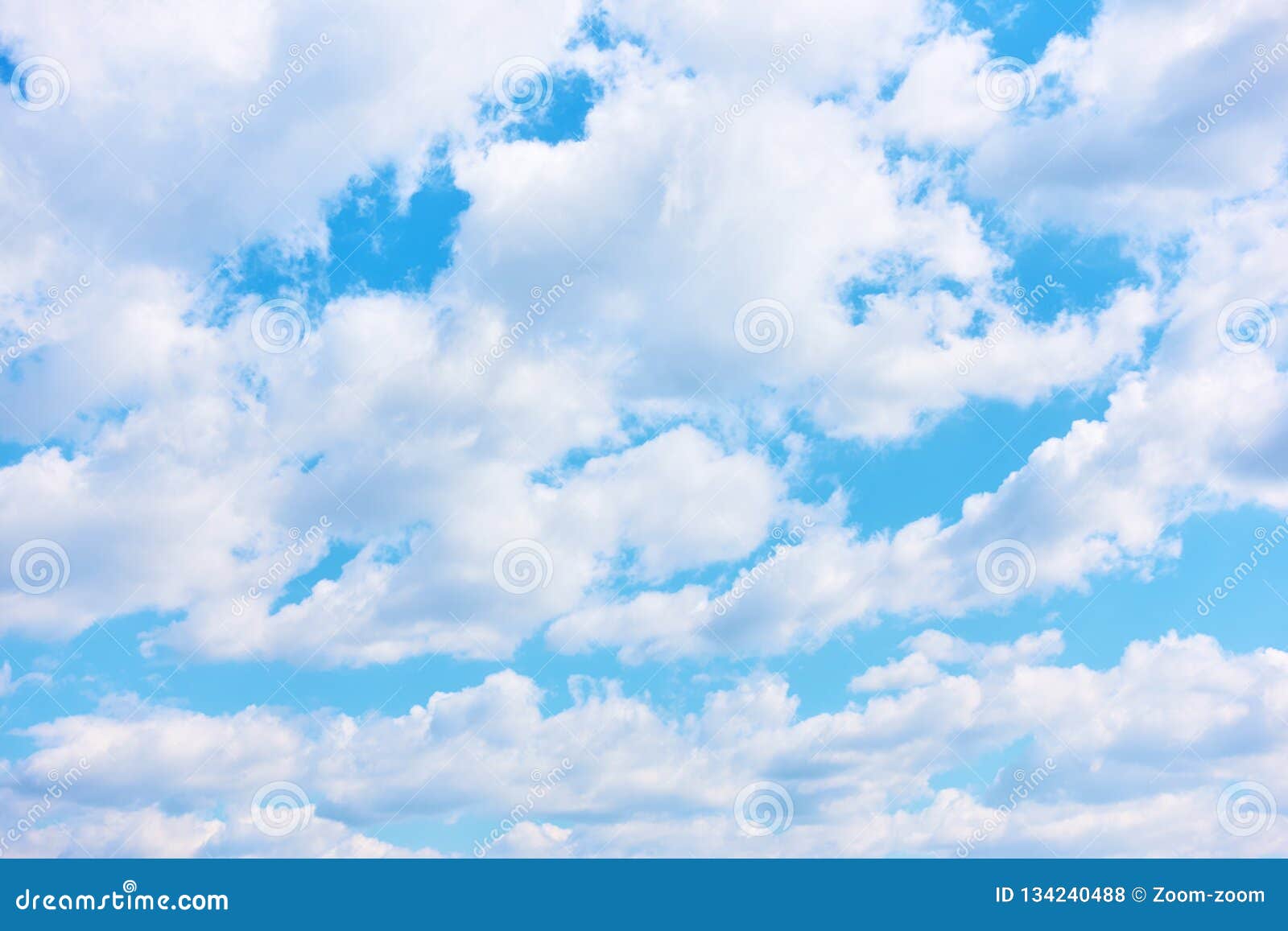 Cloudiness - Cumulus Clouds Stock Photo - Image of view, cloudiness ...