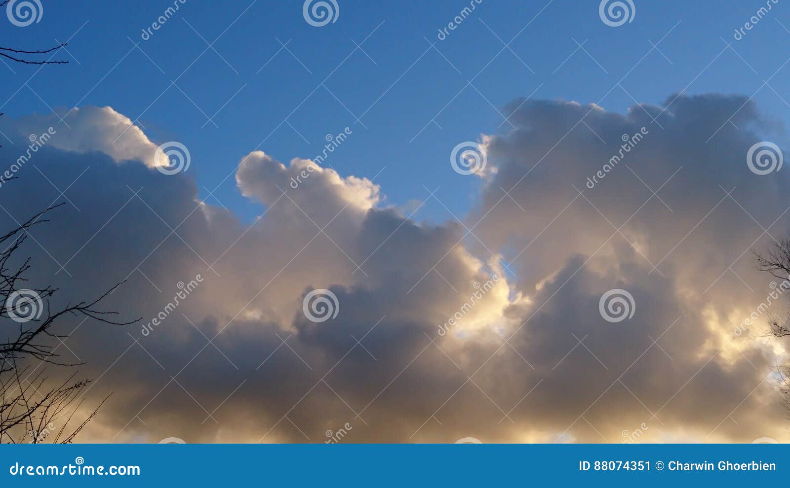 Cloudly Sky stock image. Image of moment, clouds, cloudly - 88074351