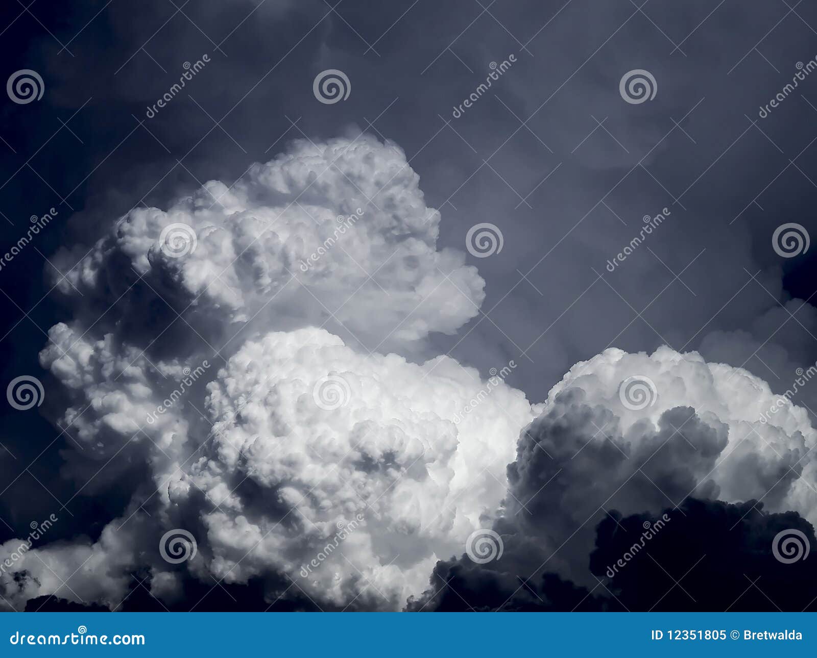 Clouds stock image. Image of puff, black, storm, plume - 12351805