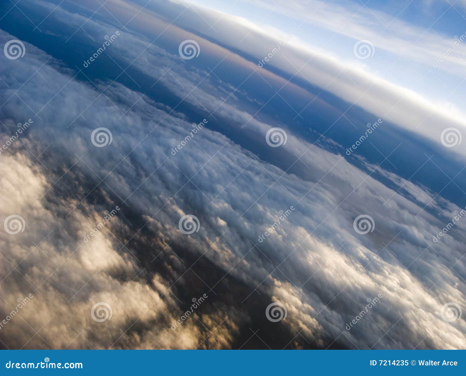 Clouds at 35,000 Feet stock image. Image of airplane, marin - 7214235