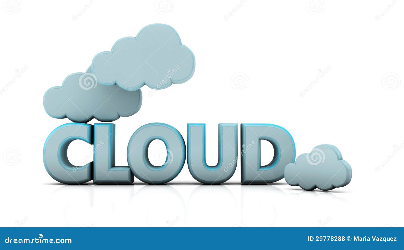 3d clouds stock illustration. Illustration of service - 29778288