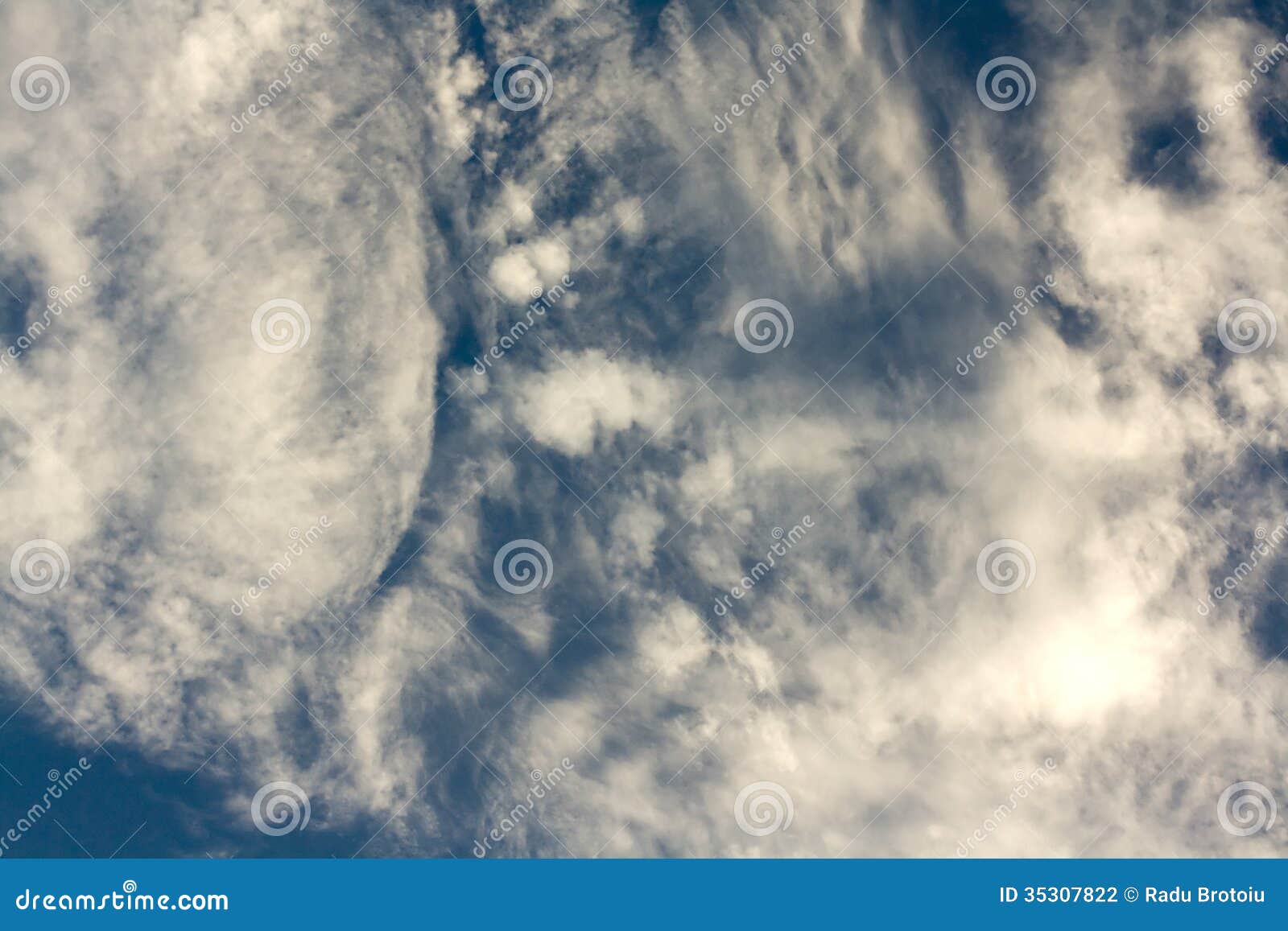 Clouds stock photo. Image of meteorology, monochrome - 35307822