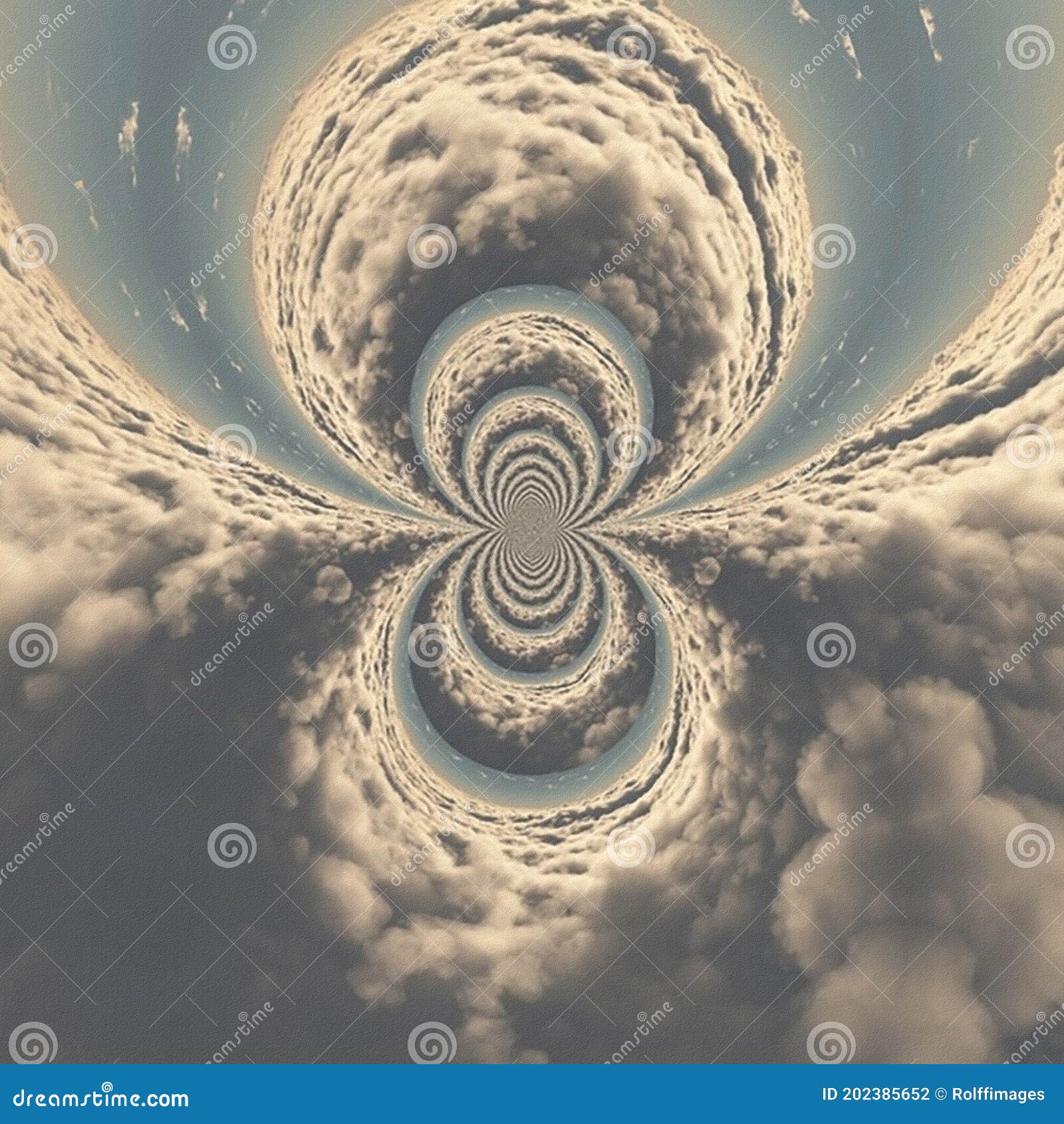 Clouds abstract fractal stock illustration. Illustration of nature ...