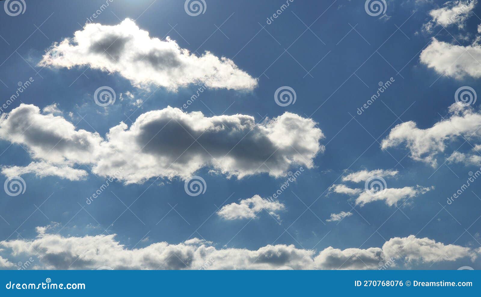 Clouds that Appear during the Blue Sky in the Daylight Hours Stock ...