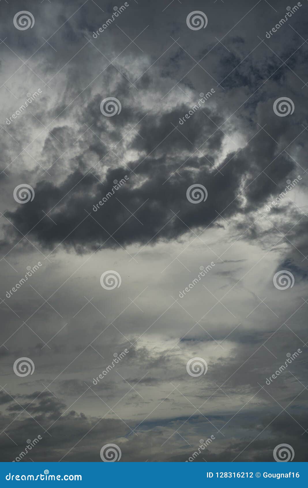 Clouds As Seen from the Ground Stock Photo - Image of nature, evening ...